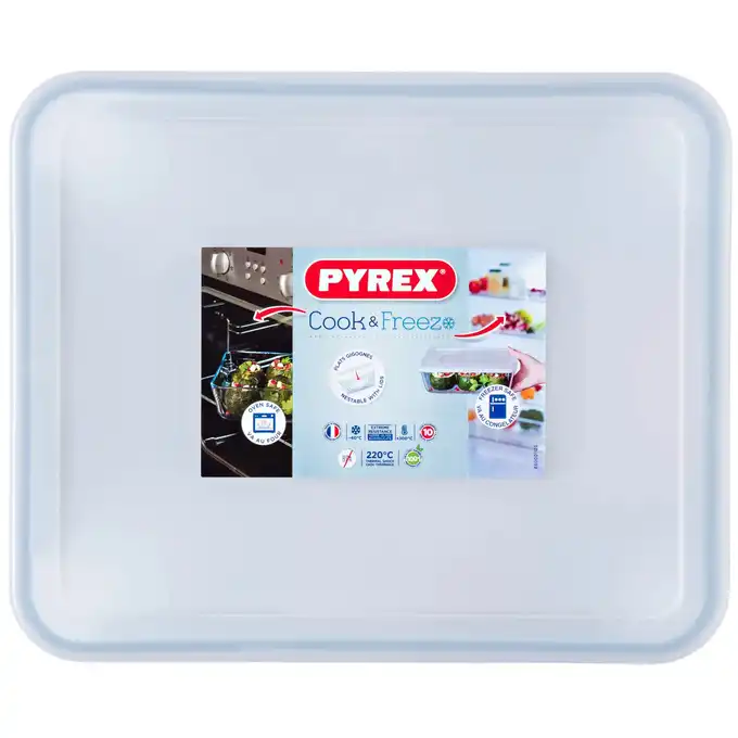 Naczynie żaroodporne z pokrywką Cook & Freeze PYREX 27x23cm 4l Tanio ...