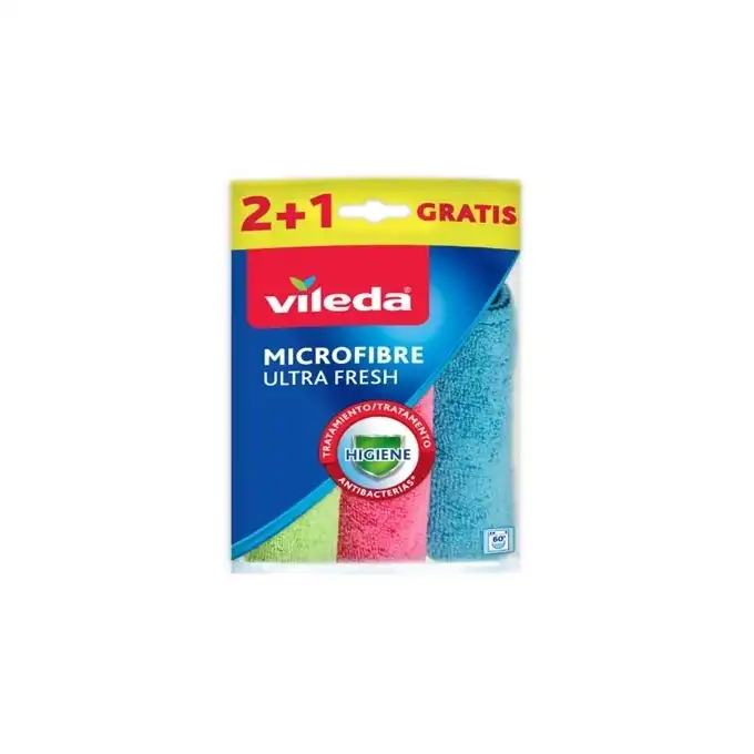 Komplet 3 szt. ściereczek Mikrofibra Ultra Fresh Vileda - sklep NETtrading