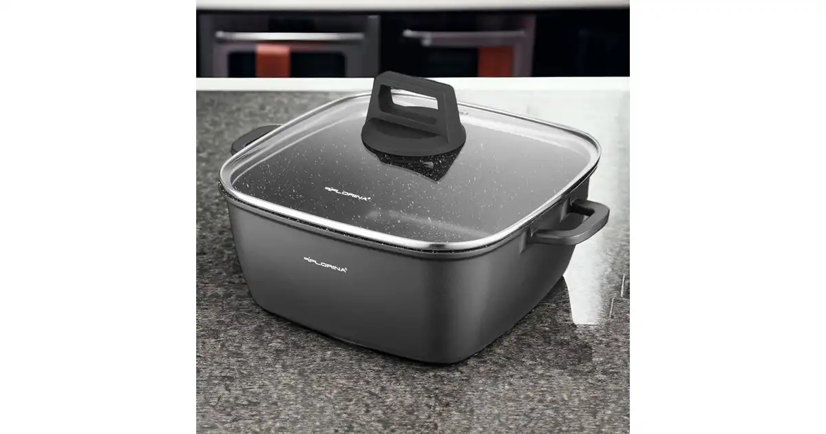 Garnek aluminiowy kwadratowy Chef Florina 4,6 l Tanio - sklep online ...