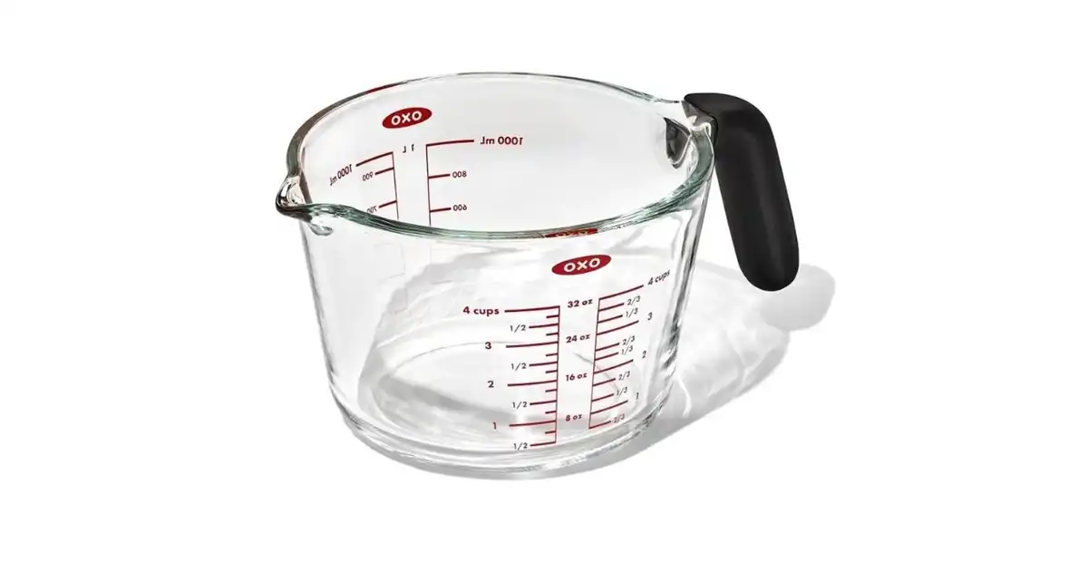 Dzbanek z miarką szklany Good Grips Oxo 1000 ml Tanio - sklep online NETtrading.pl