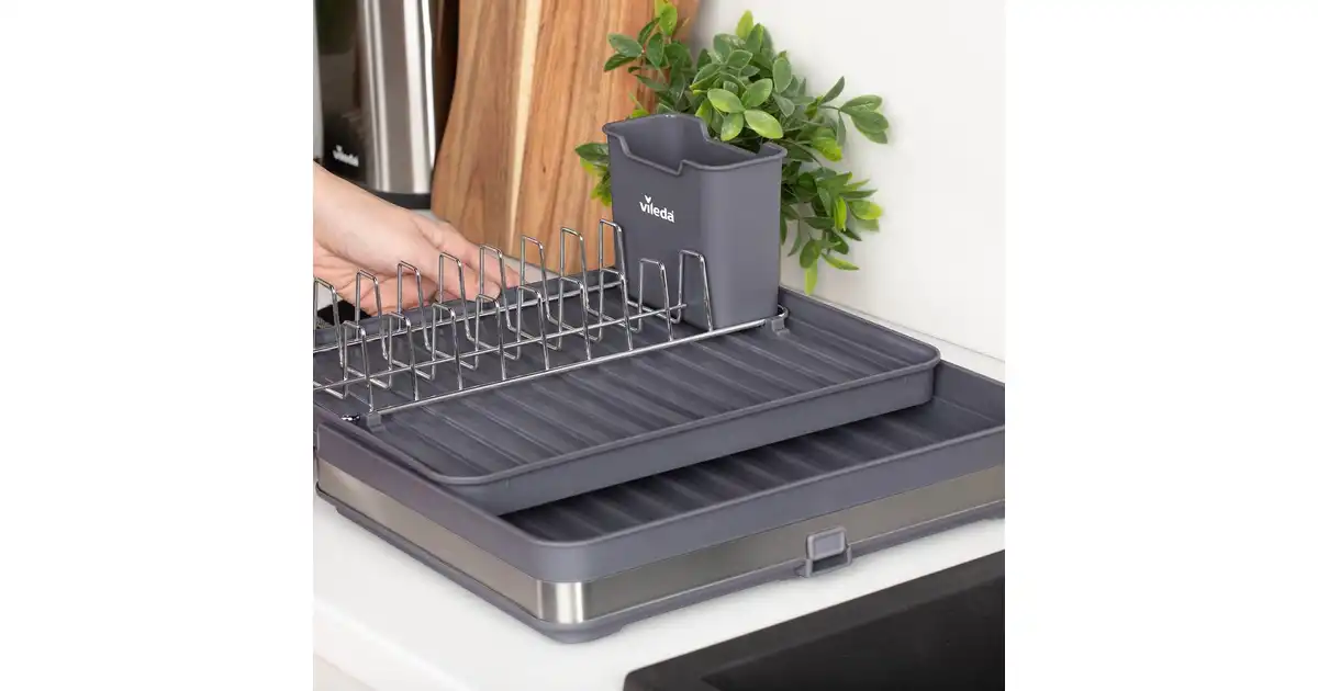 Suszarka do naczyń rozsuwana Easy Kitchen Vileda 36 cm Tanio - sklep ...